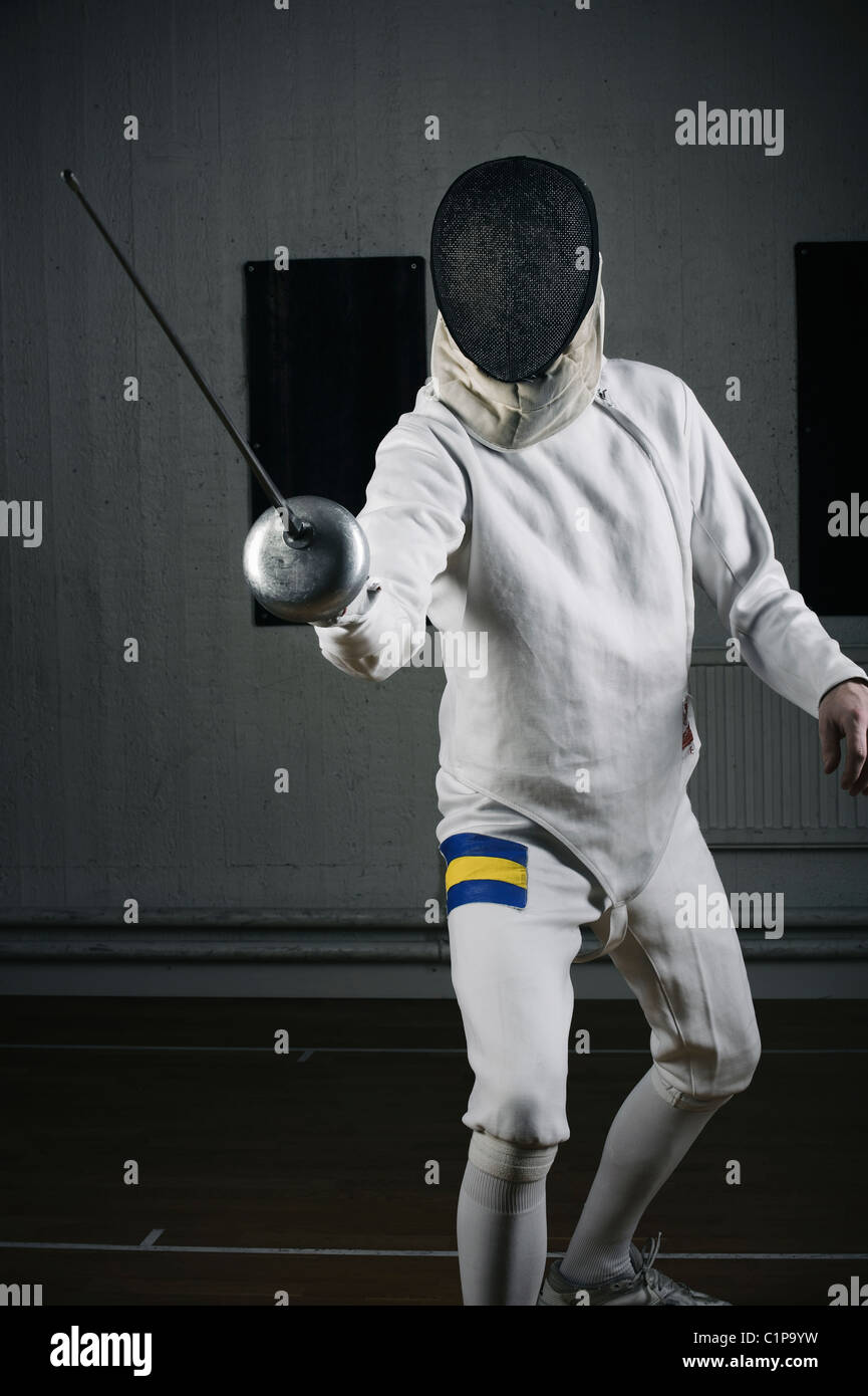 Fechter mann -Fotos und -Bildmaterial in hoher Auflösung – Alamy