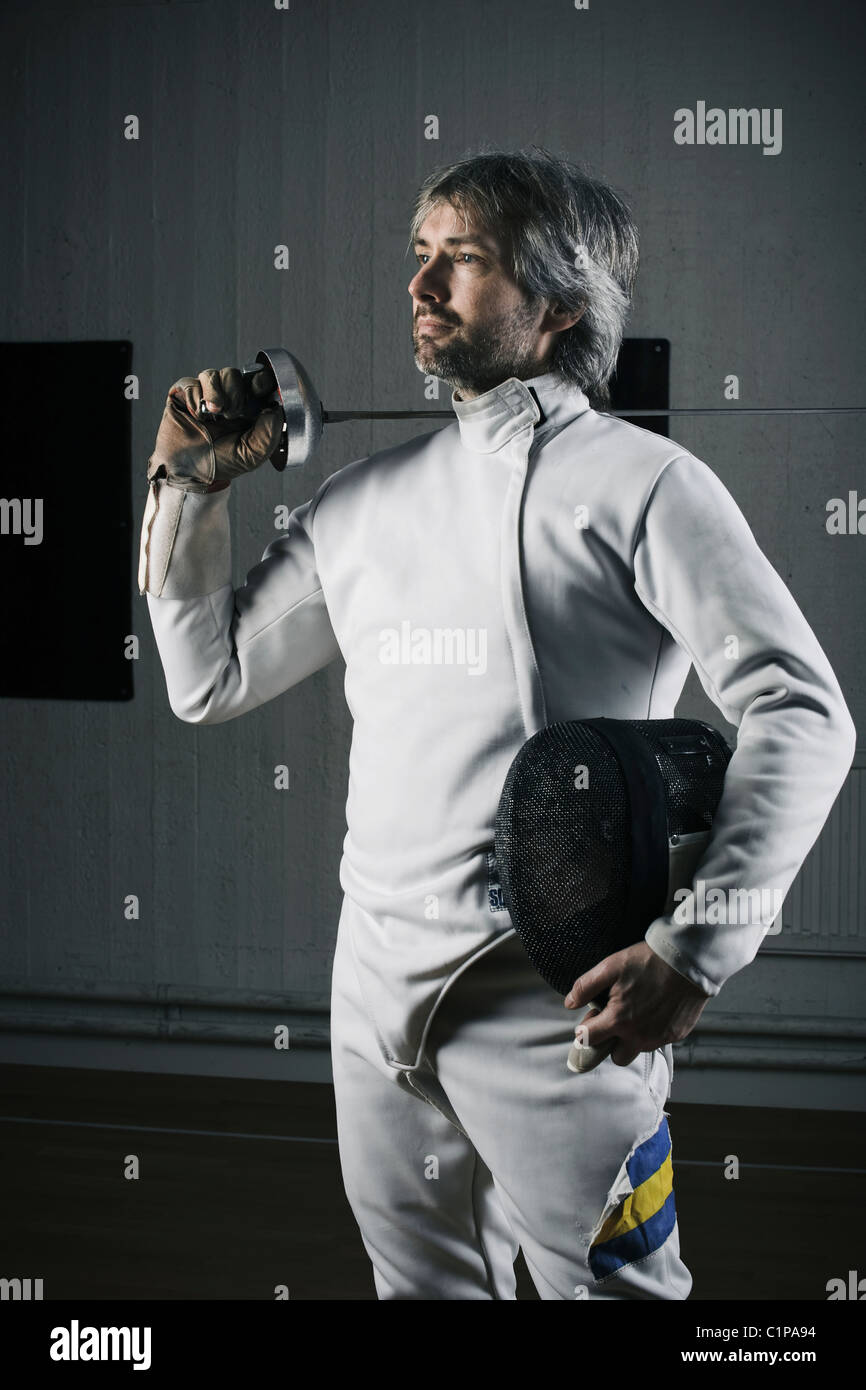 Fechter mann -Fotos und -Bildmaterial in hoher Auflösung – Alamy