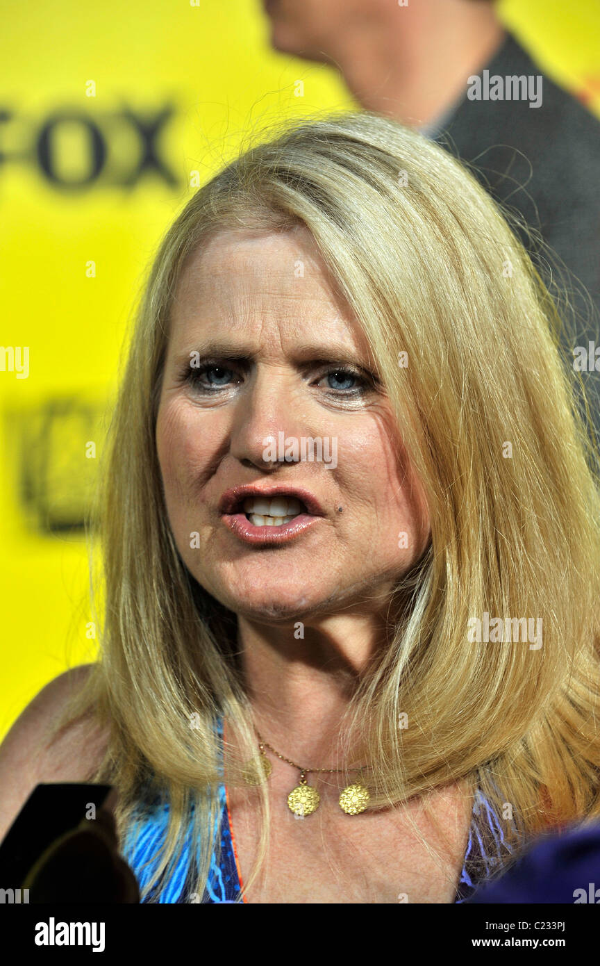 Nancy Cartwright (Stimme von Bart Simpson) an der Simpsons Treehouse Of ...