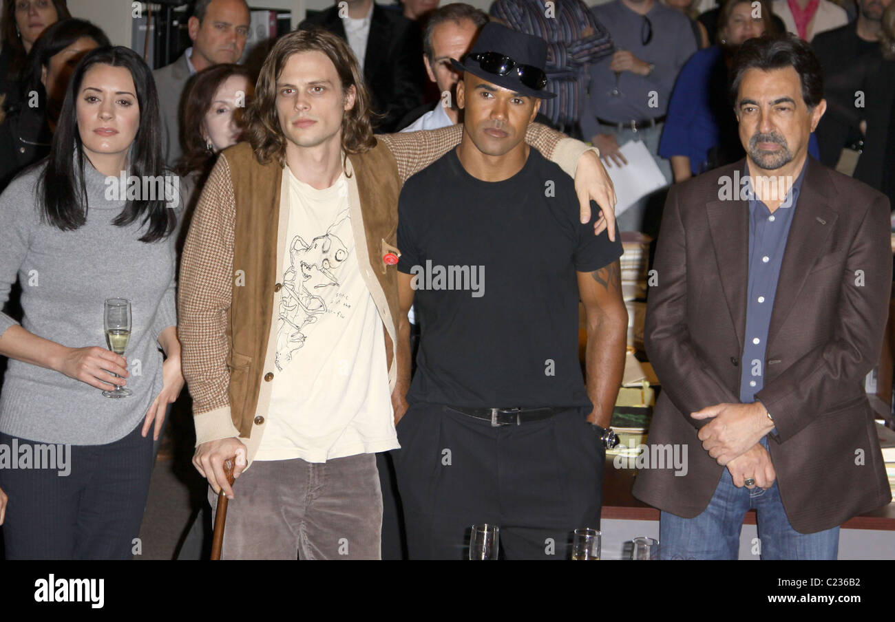 Paget Brewster, Matthew Gray Gubler, Shemar Moore, Joe Mantegna TV show ...