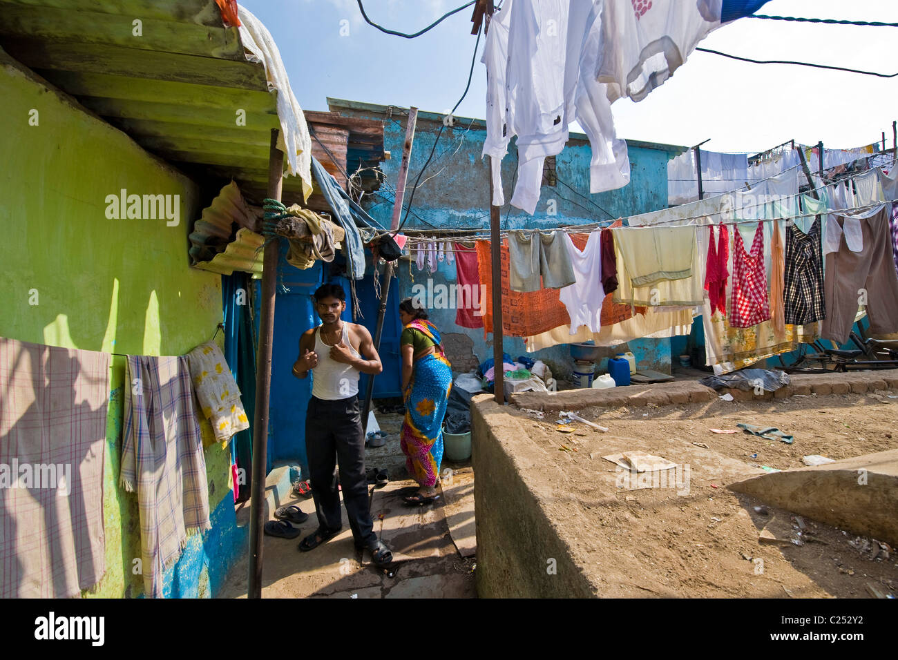 Mumbai Slum Colaba Stockfotos und -bilder Kaufen - Alamy