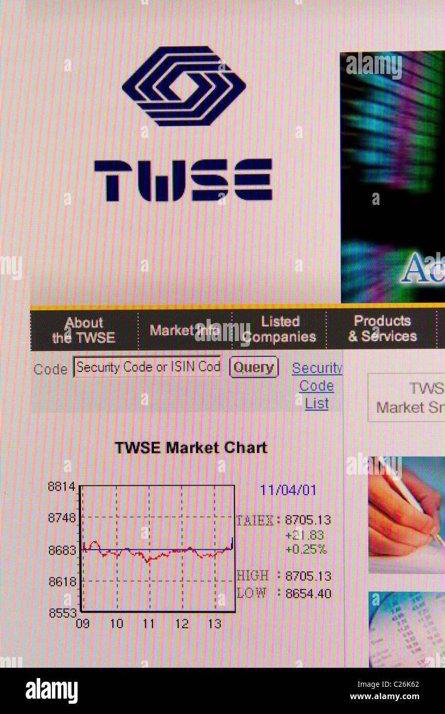 Taiwan stock exchange -Fotos und -Bildmaterial in hoher Auflösung – Alamy