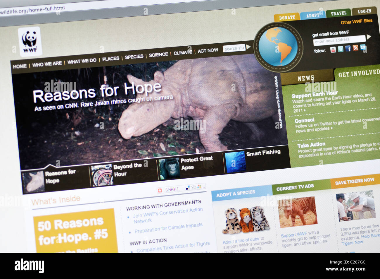 Wwf webseite -Fotos und -Bildmaterial in hoher Auflösung – Alamy