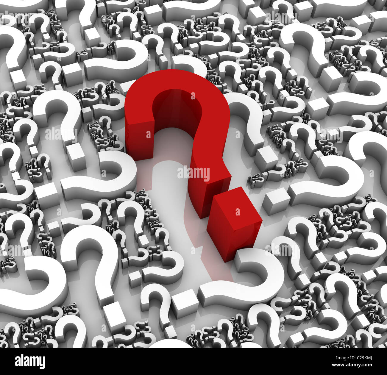 Gruppe von Fragezeichen-Symbole. Teil einer Serie Stockfotografie - Alamy