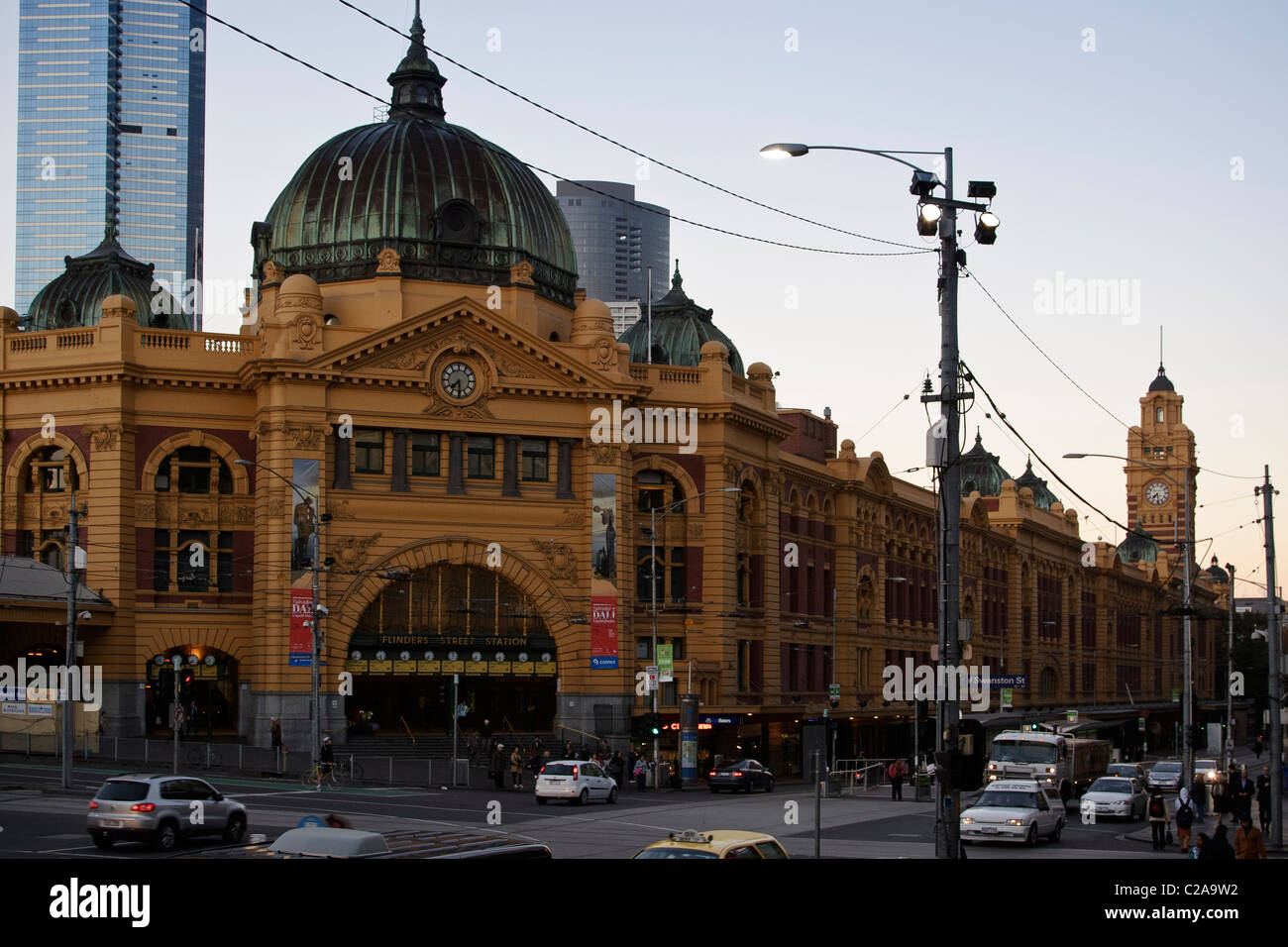 Flinders Street Railway Station Stockfotografie - Alamy