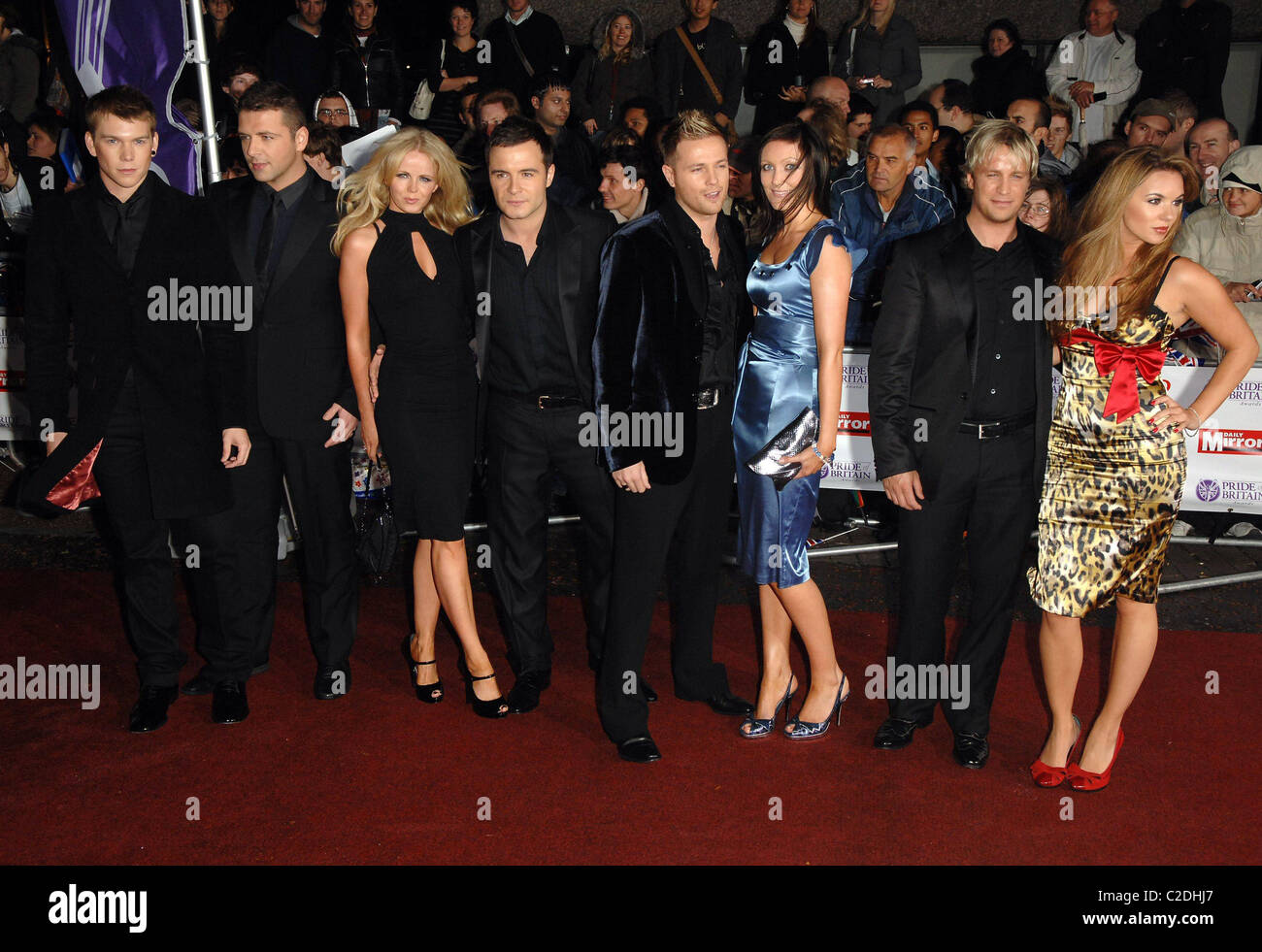 Westlife, Kevin McDaid, Mark neuntes, Gillian Walsh, Shane Filan, Nicky ...