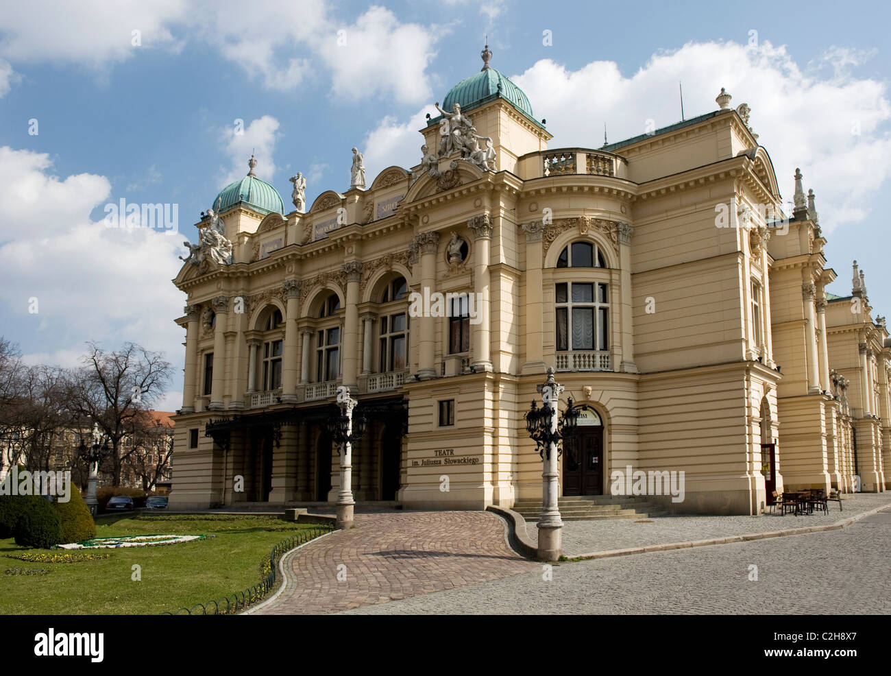 Das Teatr Im J Slowackiego (Julius Slowacki Theater) in der Krakauer ...