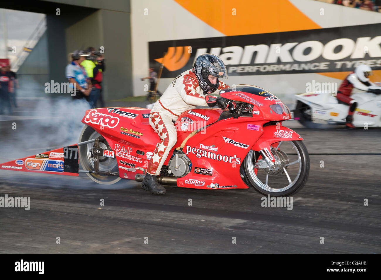 Motorcycle burnout -Fotos und -Bildmaterial in hoher Auflösung – Alamy