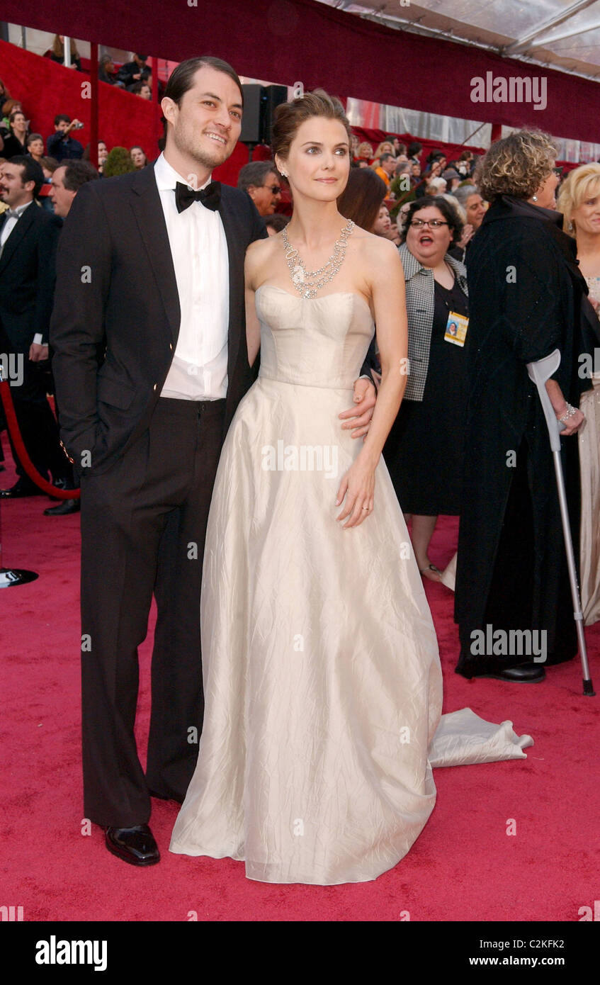 Keri Russell und ihr Ehemann Shane Deary den 80th Annual Academy Awards ...