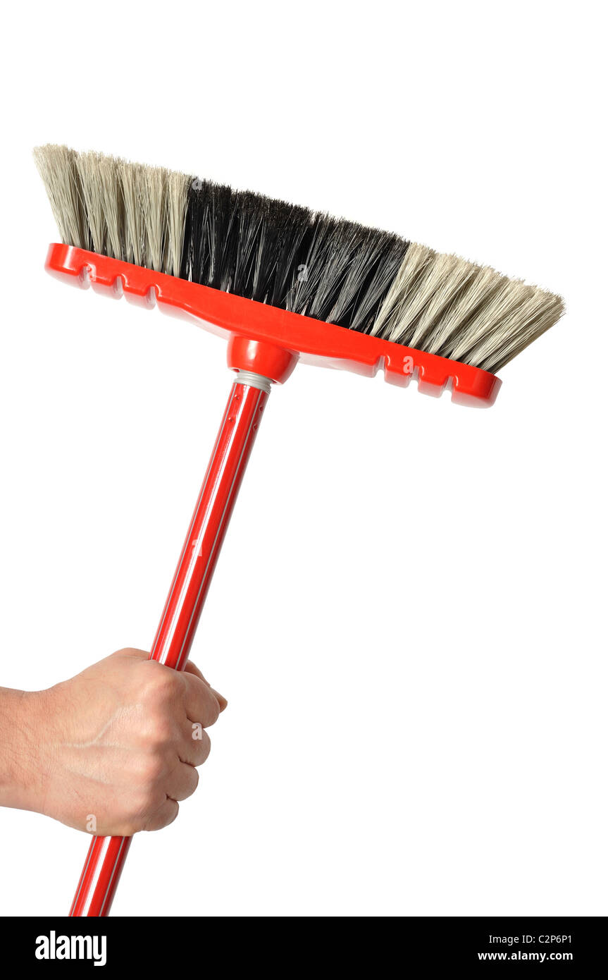 Besen in der hand -Fotos und -Bildmaterial in hoher Auflösung – Alamy