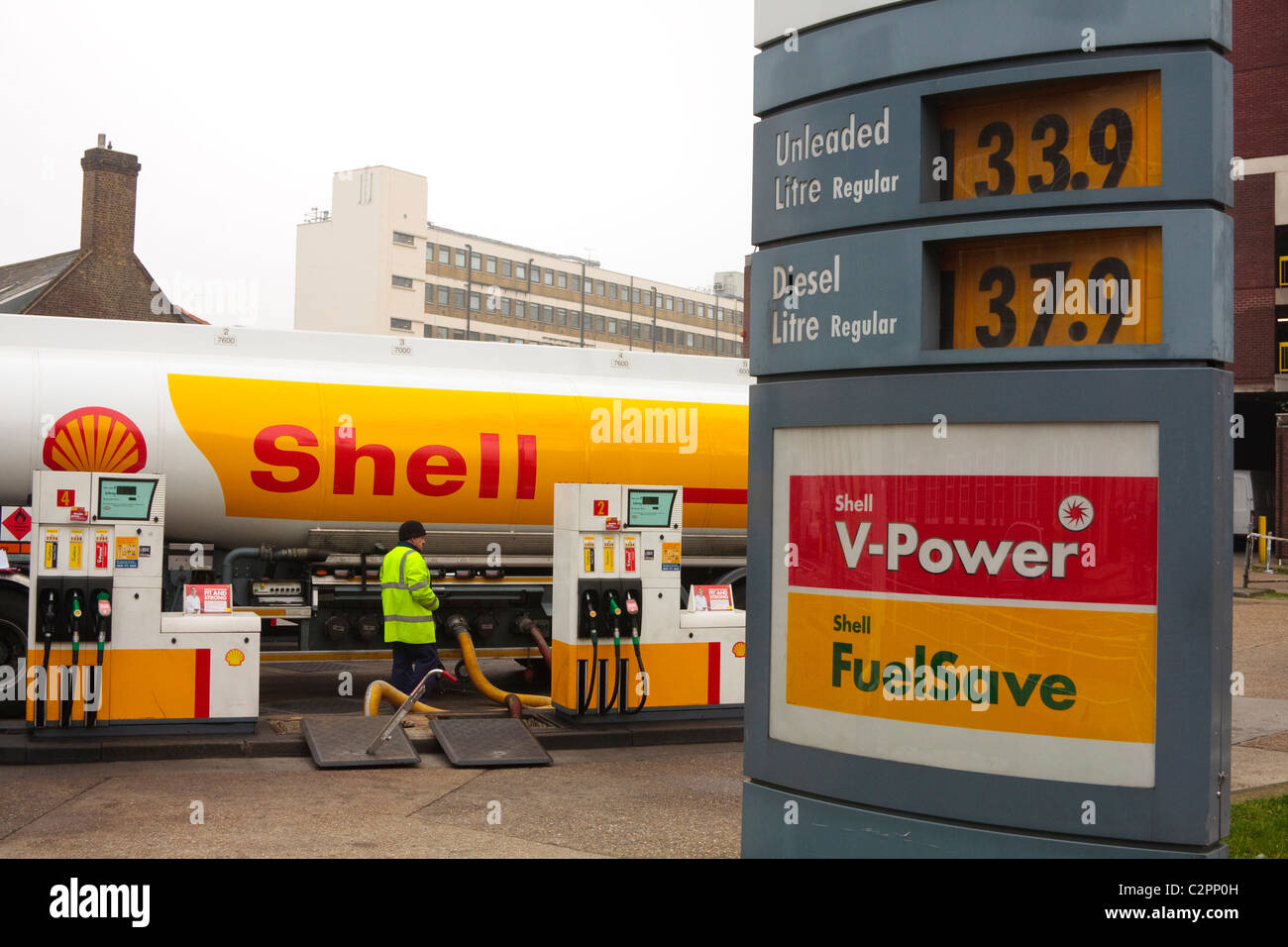 Shell Tanker Stockfotos und -bilder Kaufen - Alamy