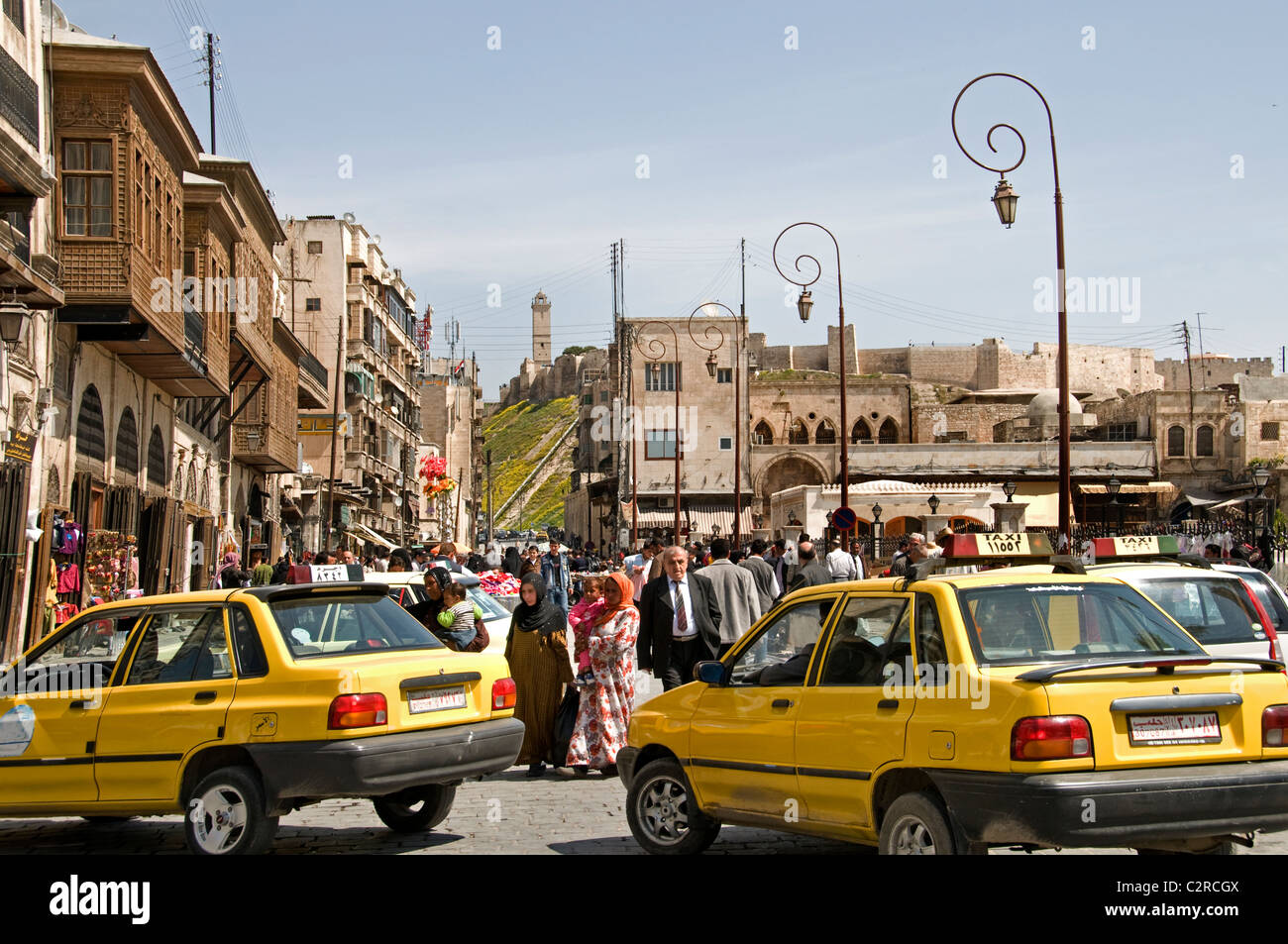 Aleppo Basar Souk Souk Markt Town City Syrien syrische Naher Osten ...