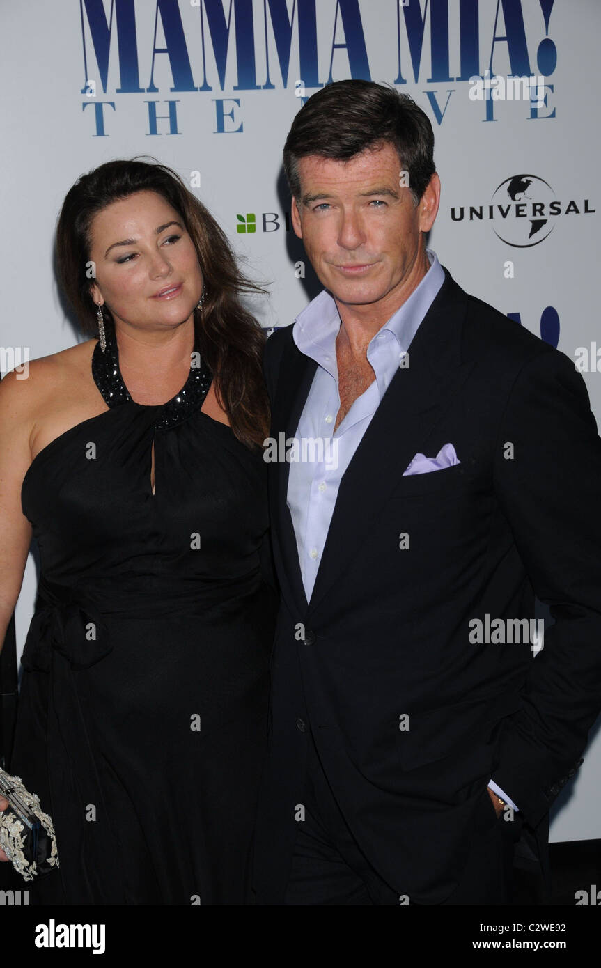 Keely Shaye Smith und Pierce Brosnan der New-York-Premiere von "Mamma ...