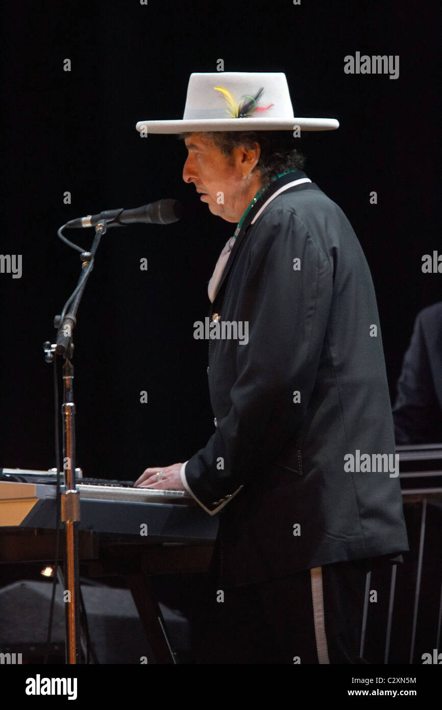 Bob Dylan die live bei Optimus Alive 2008 in Passeio Maritimo de Alges ...