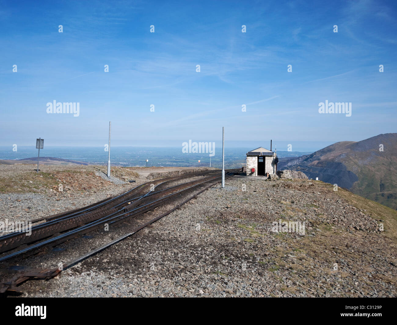 Clogwyn-Station auf der Snowdon Mountain Railway Stockfotografie - Alamy