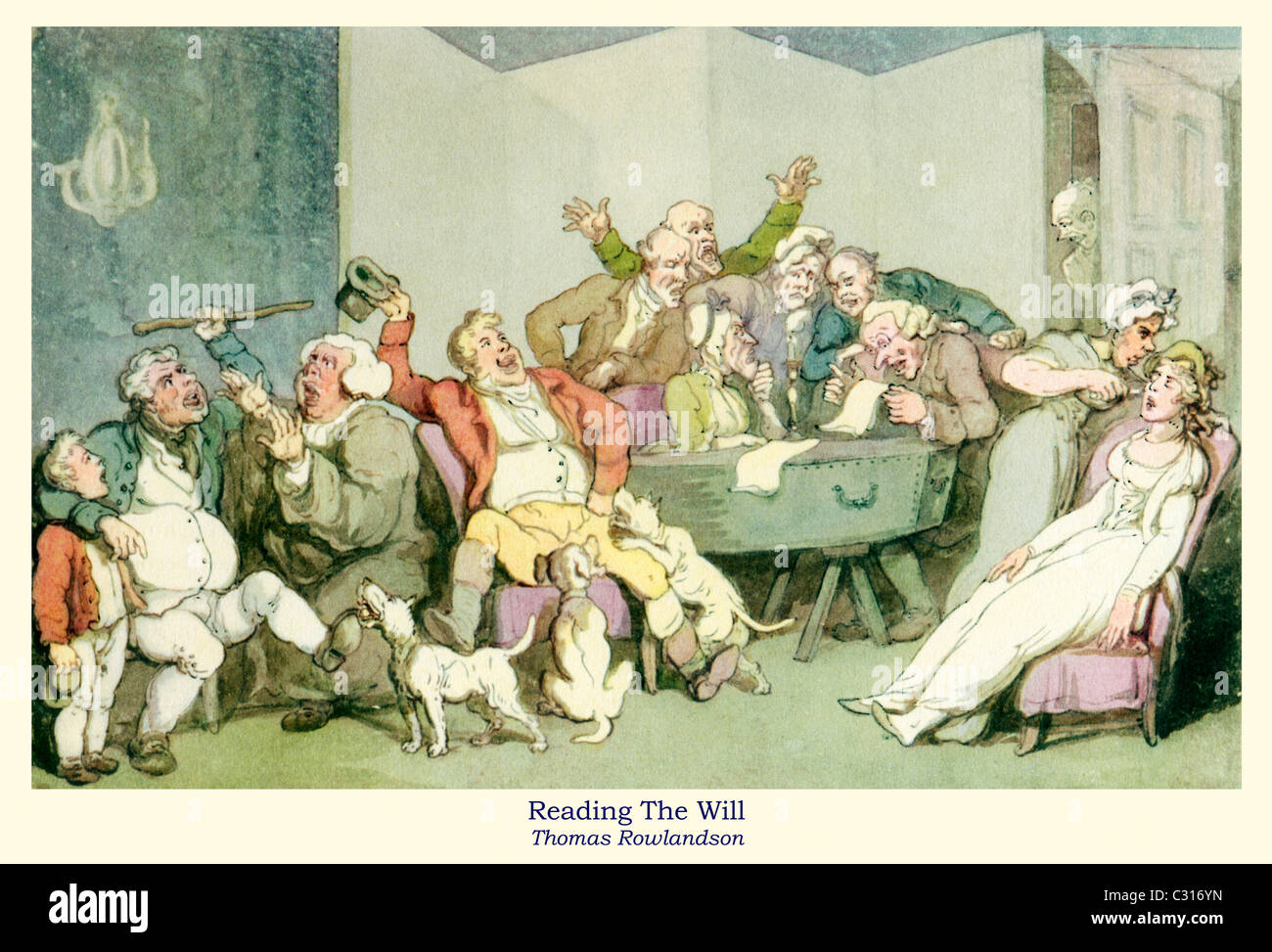 Cartoon caricature georgian regency 1800 thomas rowlandson picture ...