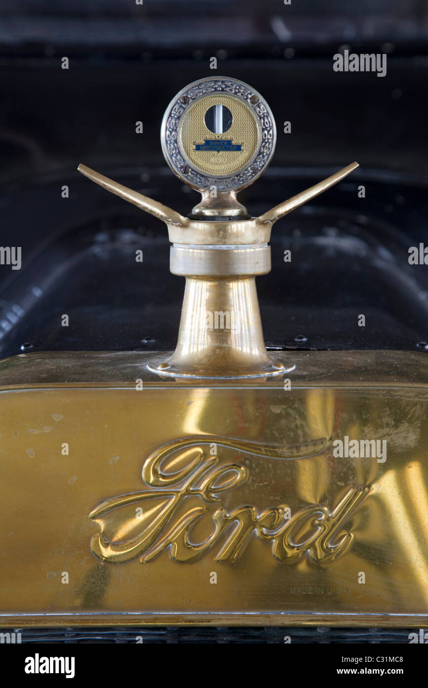 Boyce Motometer auf einen Ford Model T Stockfotografie - Alamy