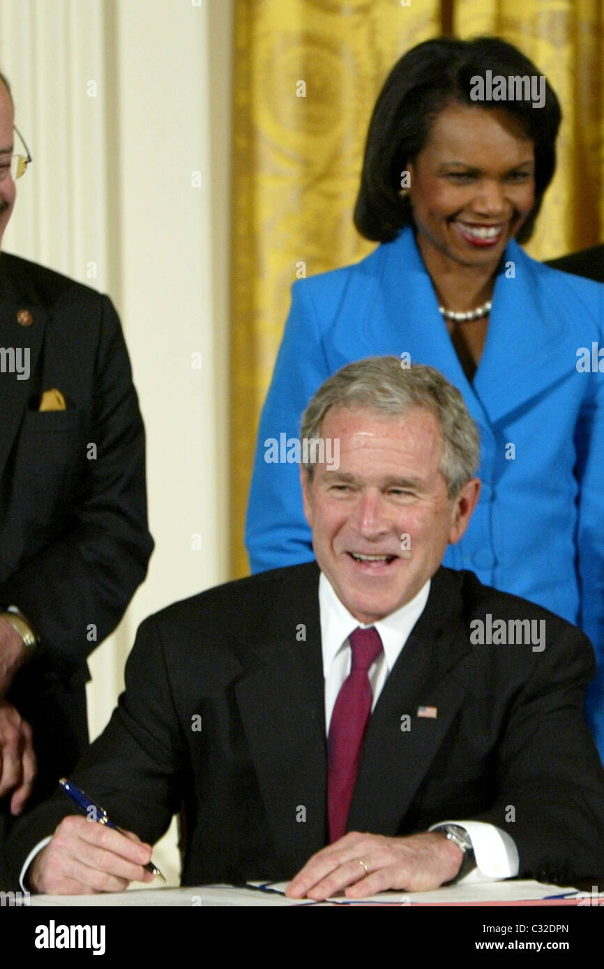 President george bush condoleezza rice -Fotos und -Bildmaterial in ...