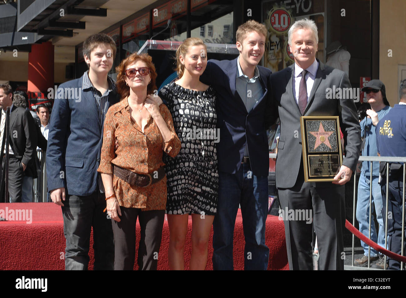 Miles Robbins, Susan Sarandon und Eva Amurri, Jack Robbins Tim Robbins ...