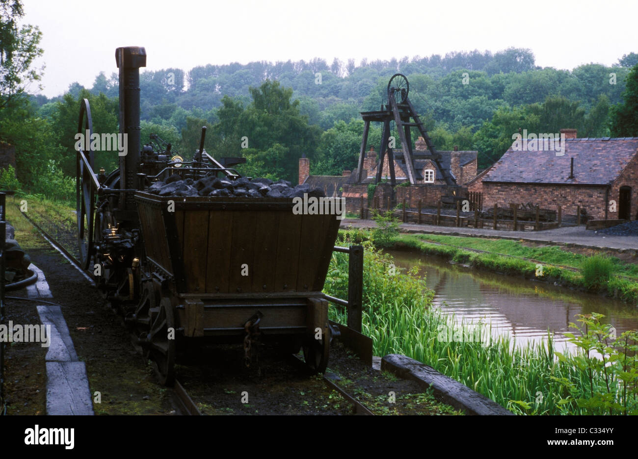 Trevithick railway steam locomotive -Fotos und -Bildmaterial in hoher ...