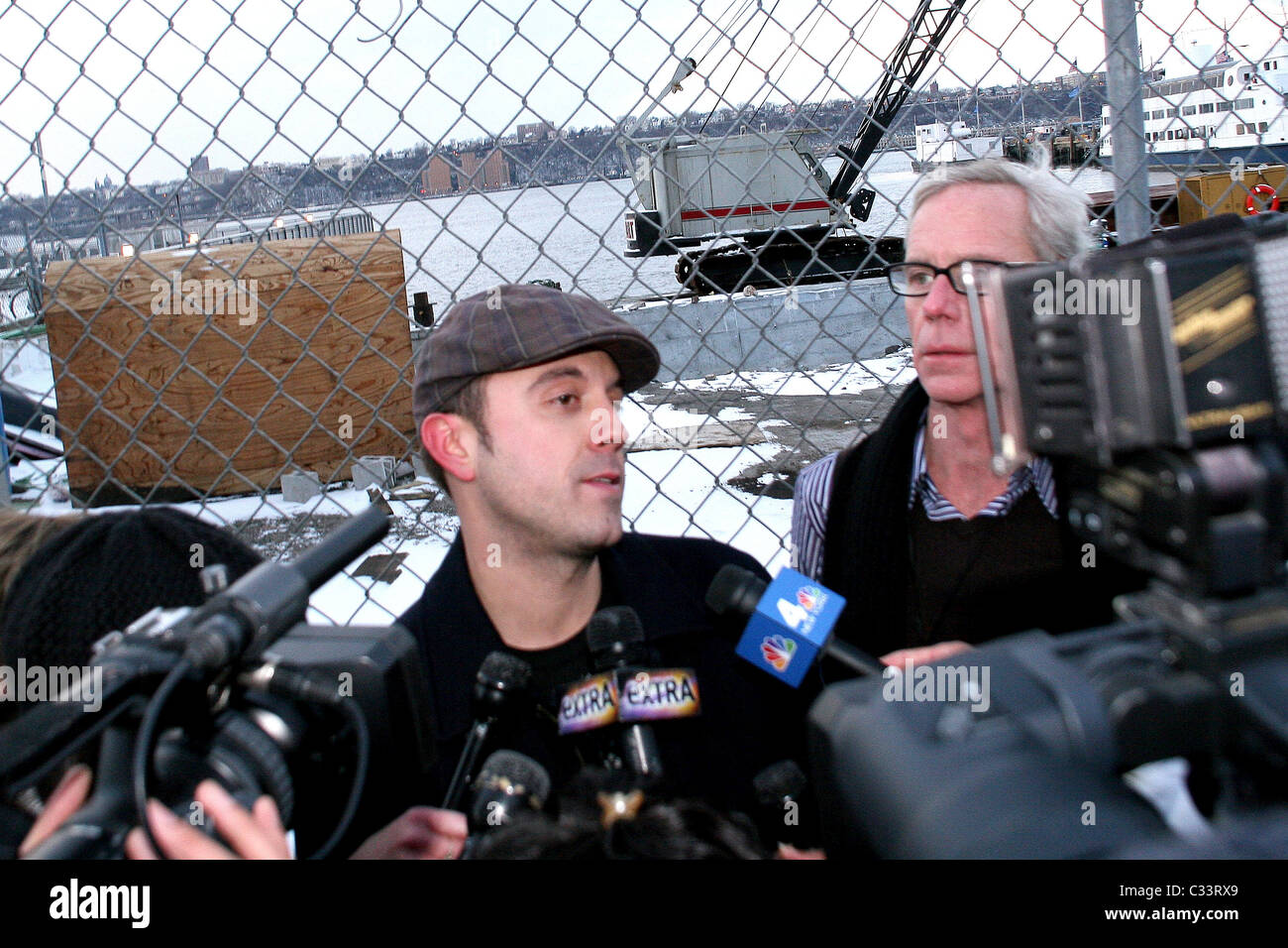 Jeff Kolodjay von US Airways Flug 1549, die zum Absturz landete in den ...