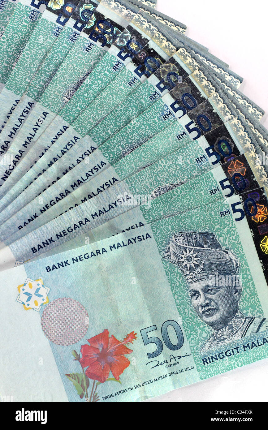 Malaysian fifty ringgit notes -Fotos und -Bildmaterial in hoher ...