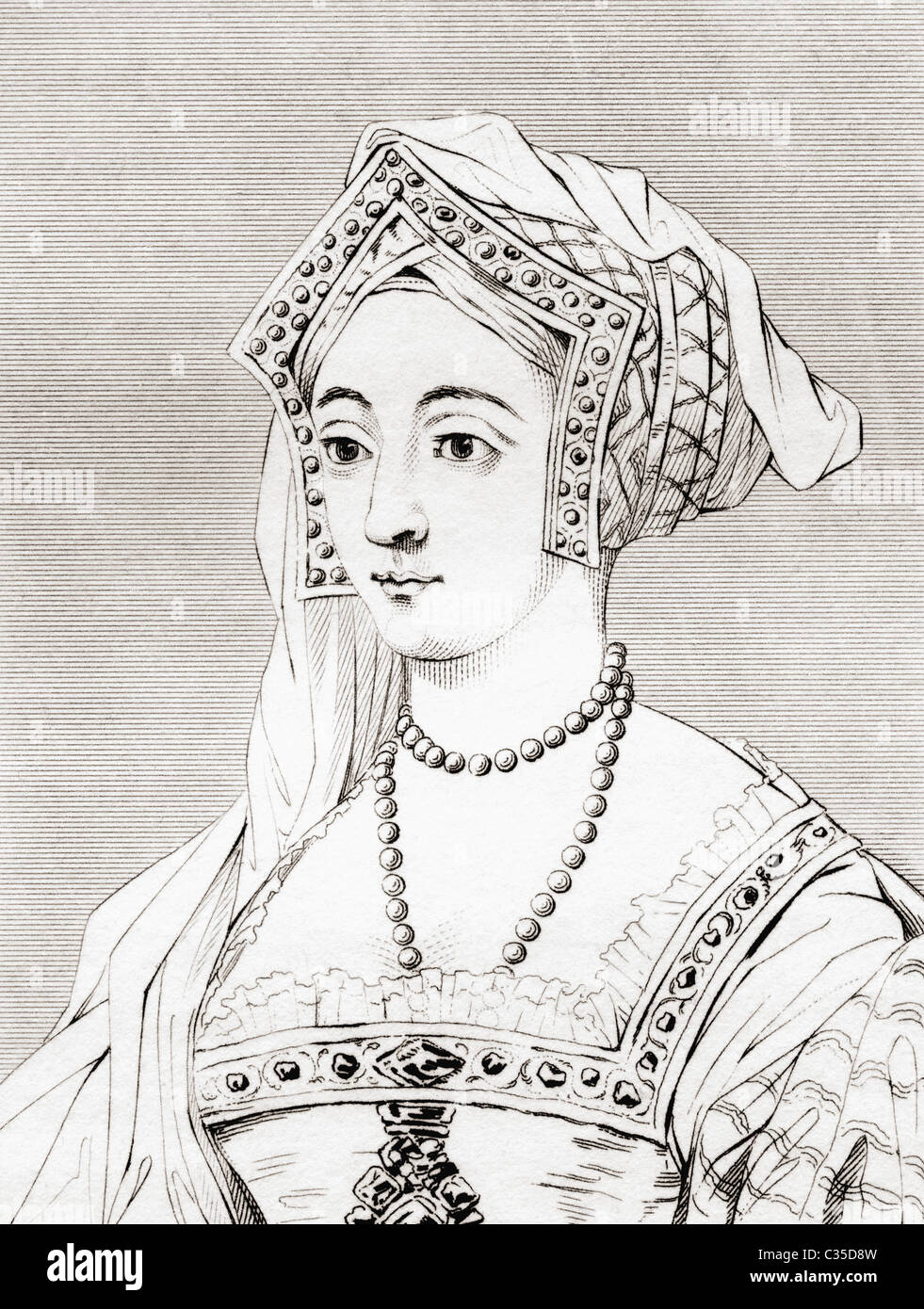Jane Seymour, 1508 – 1537. Queen Consort von England als die dritte ...