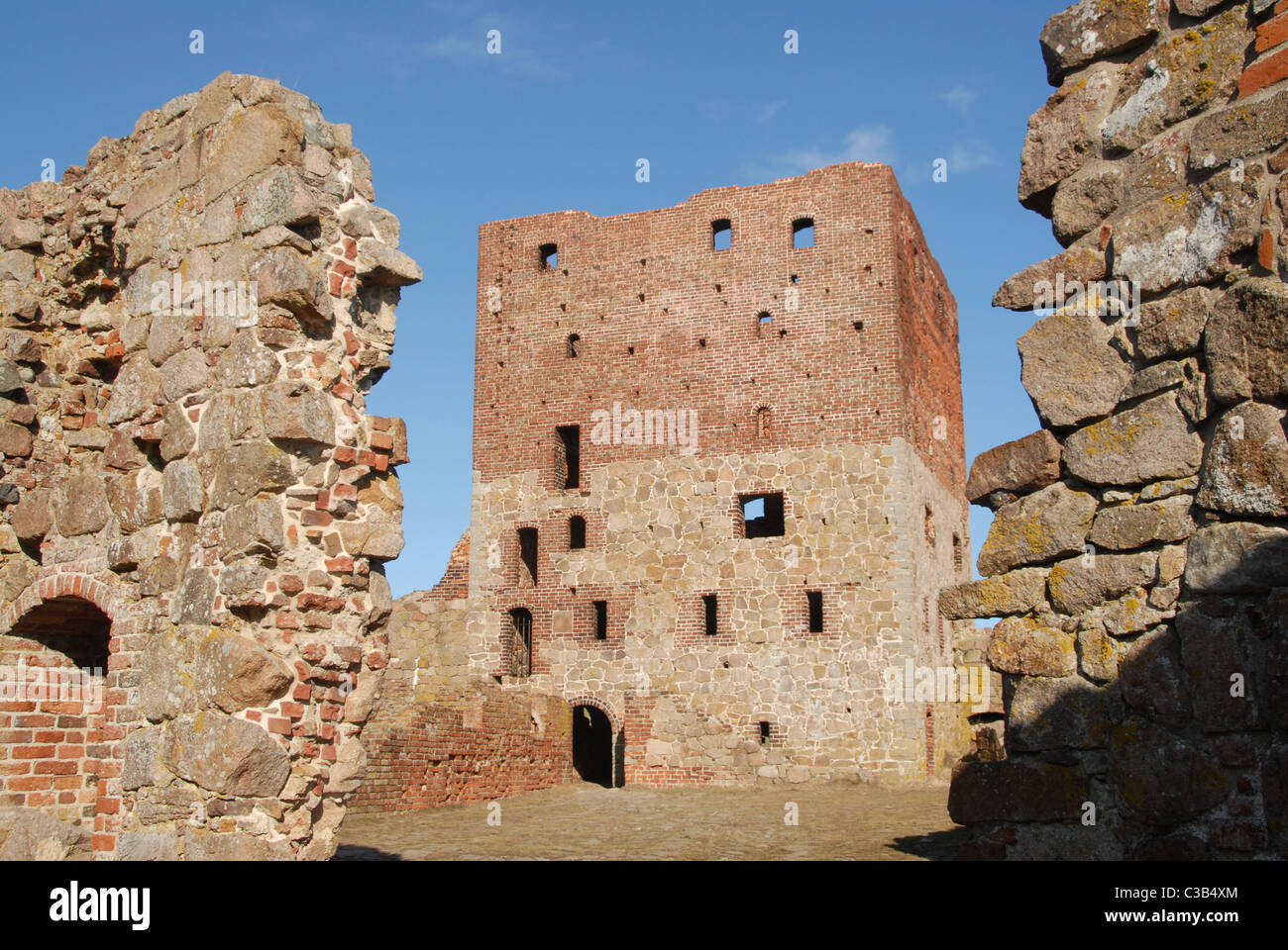 Hammarshus Burg auf der dänischen Ostsee-Insel Bornholm war angeblich ...