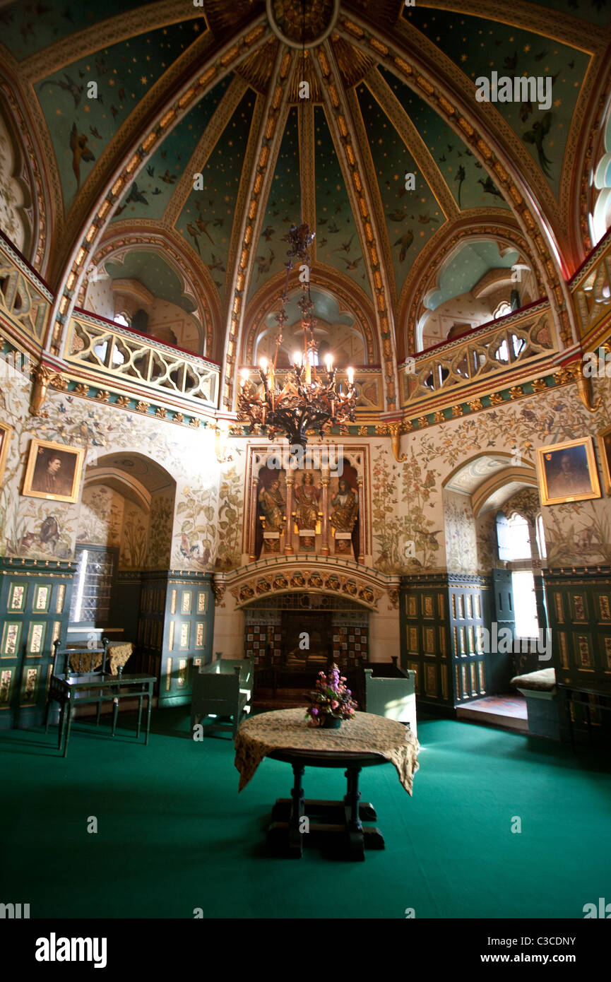 Castell Coch Interieur Stockfotografie - Alamy