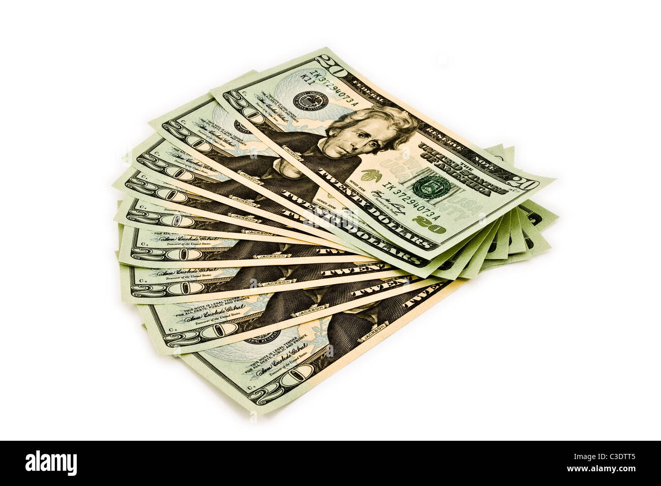 20 Dollar Scheine Stockfotos und -bilder Kaufen - Alamy