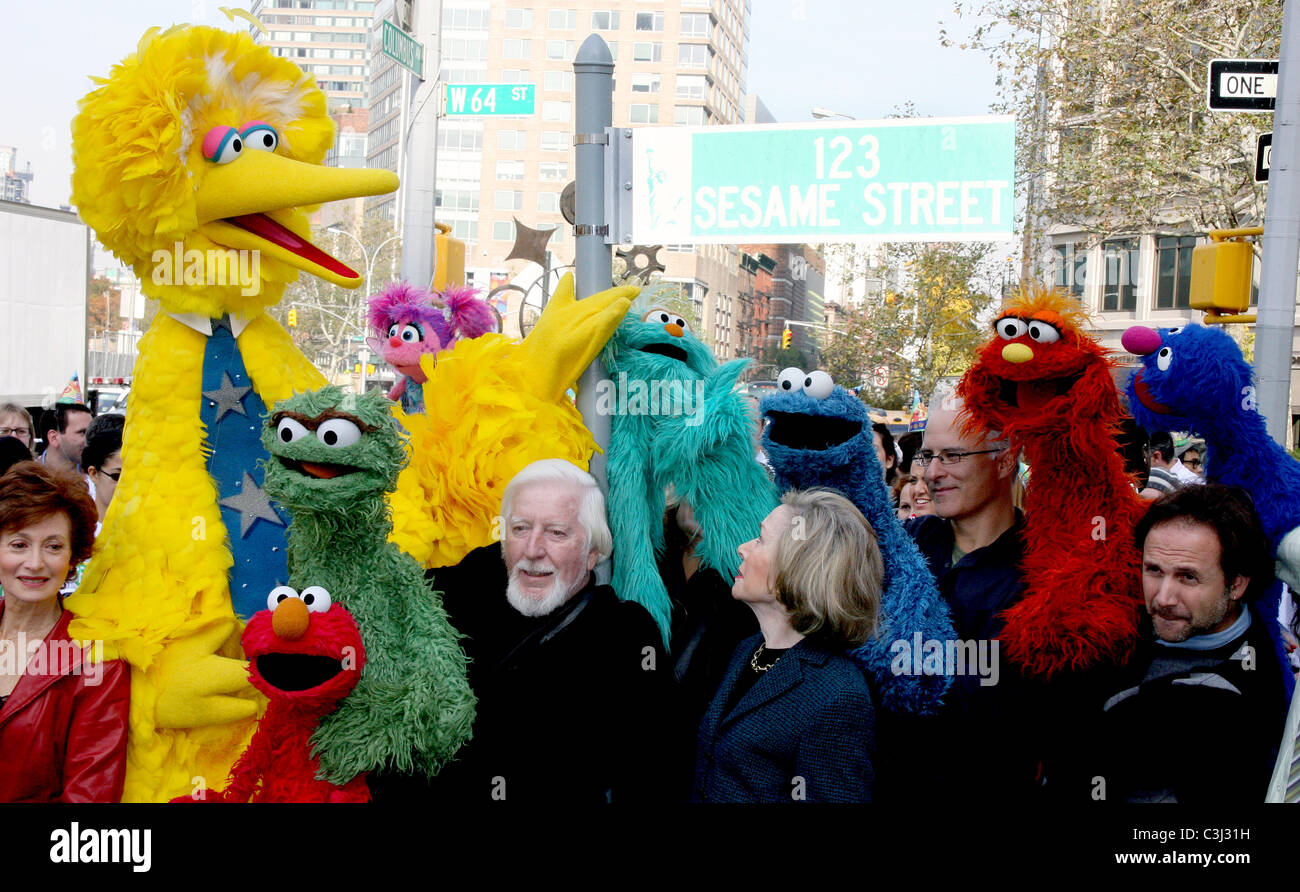 Sesame Street Marionette Zeichen, Fran Brill, Kevin Clash, Caroll ...