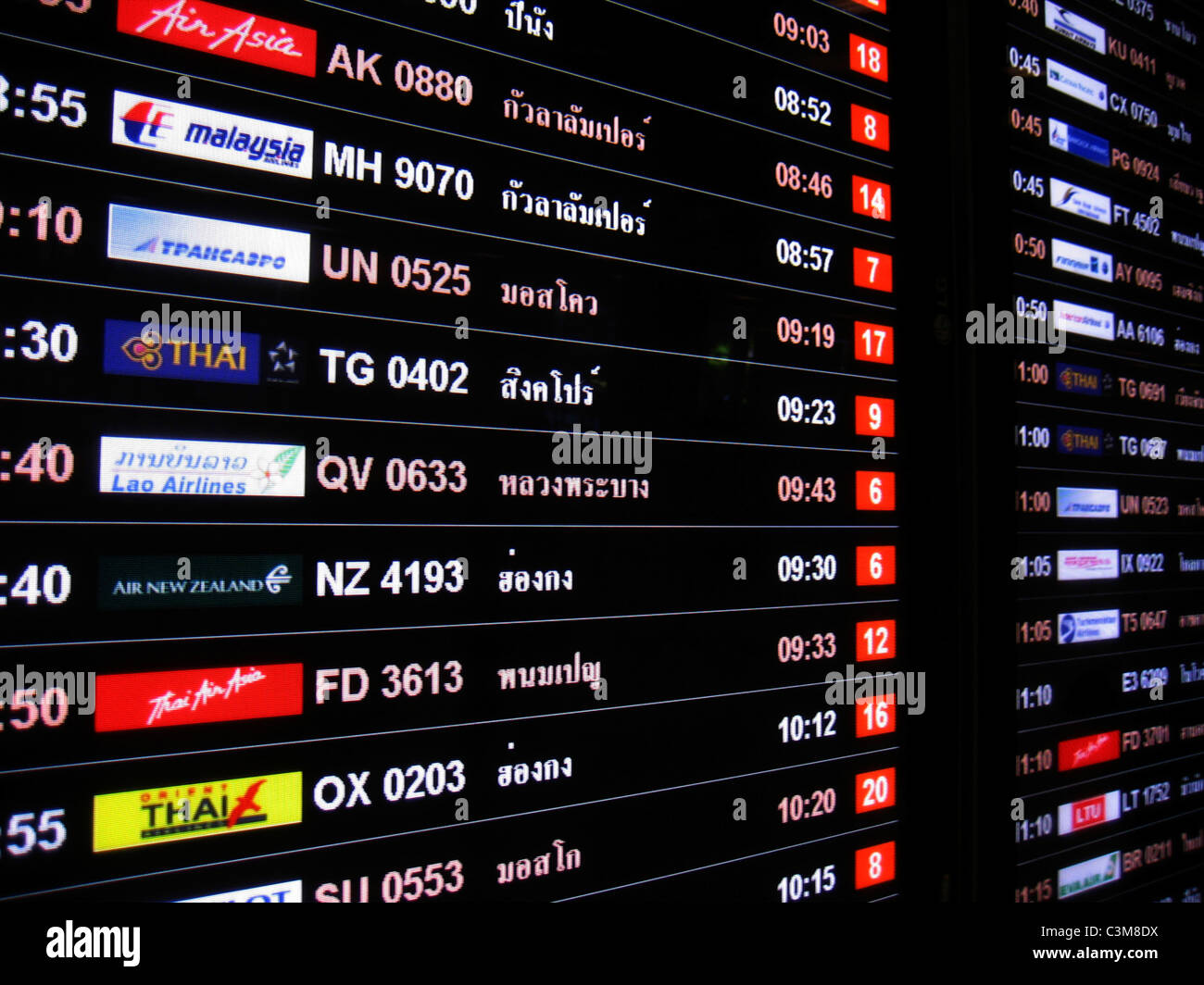 Flight time table -Fotos und -Bildmaterial in hoher Auflösung – Alamy