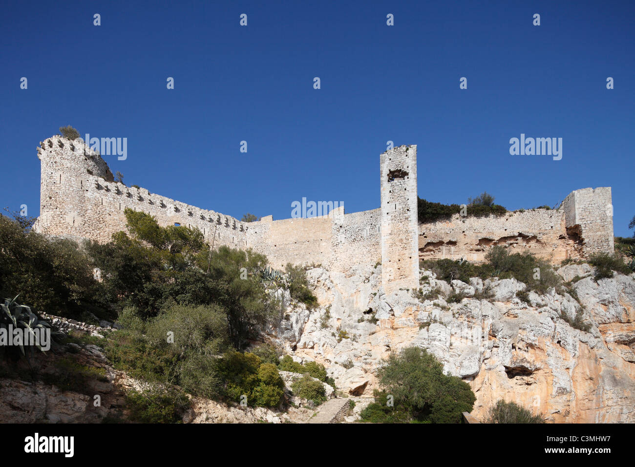 Santueri castle felanitx majorca balearic -Fotos und -Bildmaterial in ...
