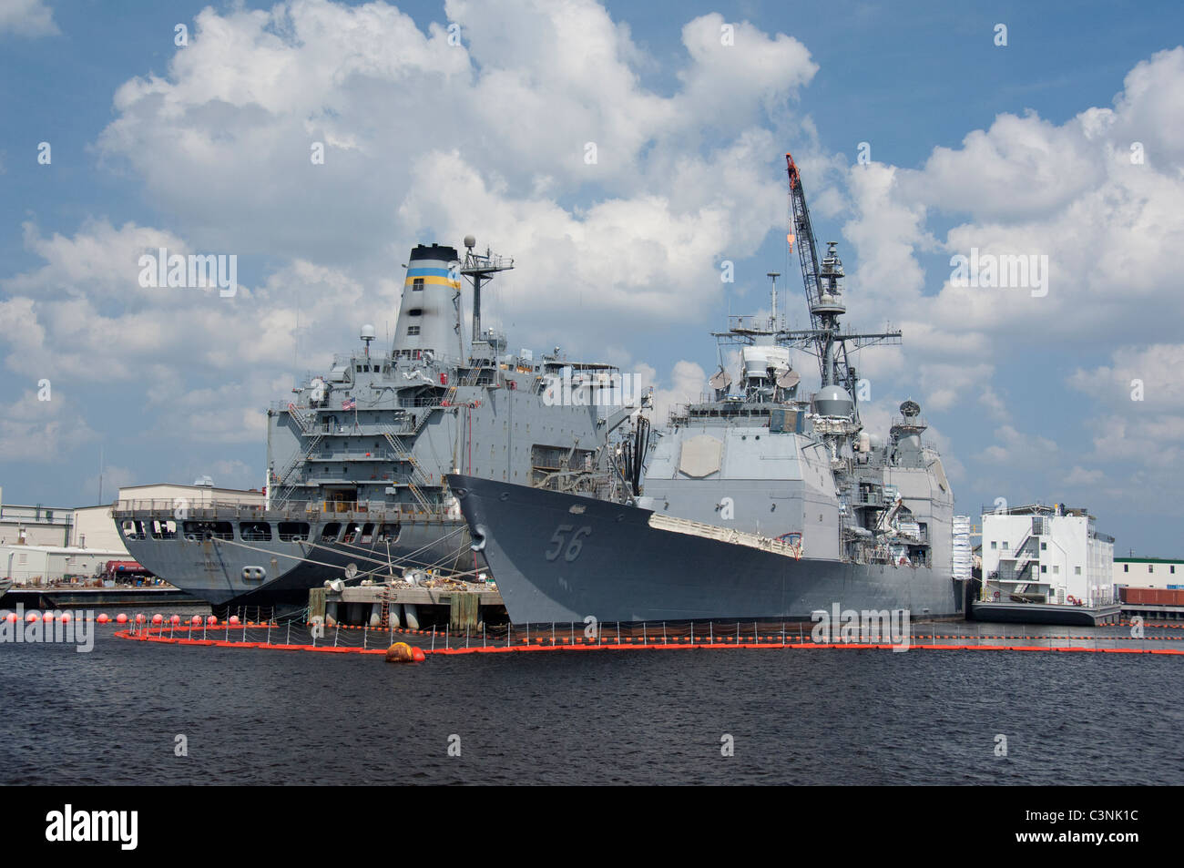 Virginia, Norfolk. Norfolk Naval Base. U.S. Navy Container ...