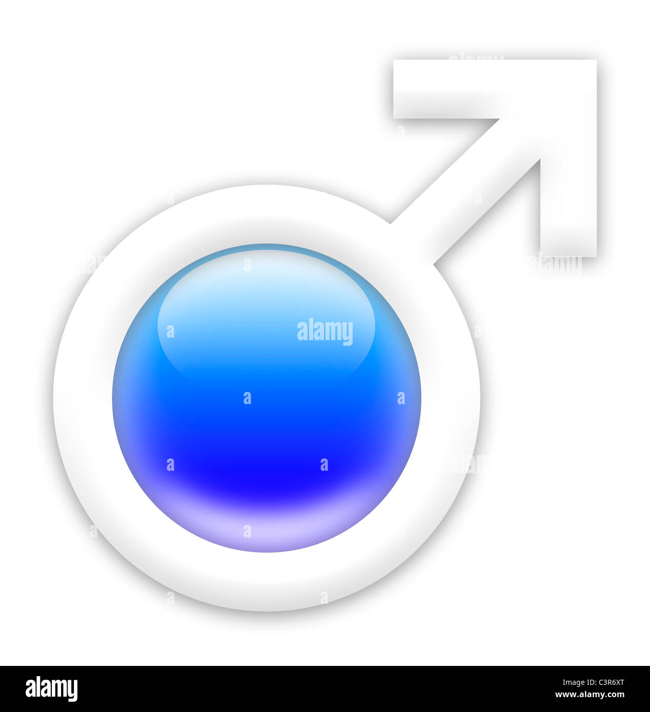 Mann symbol Zeichen logo Schriftzug Stockfotografie - Alamy