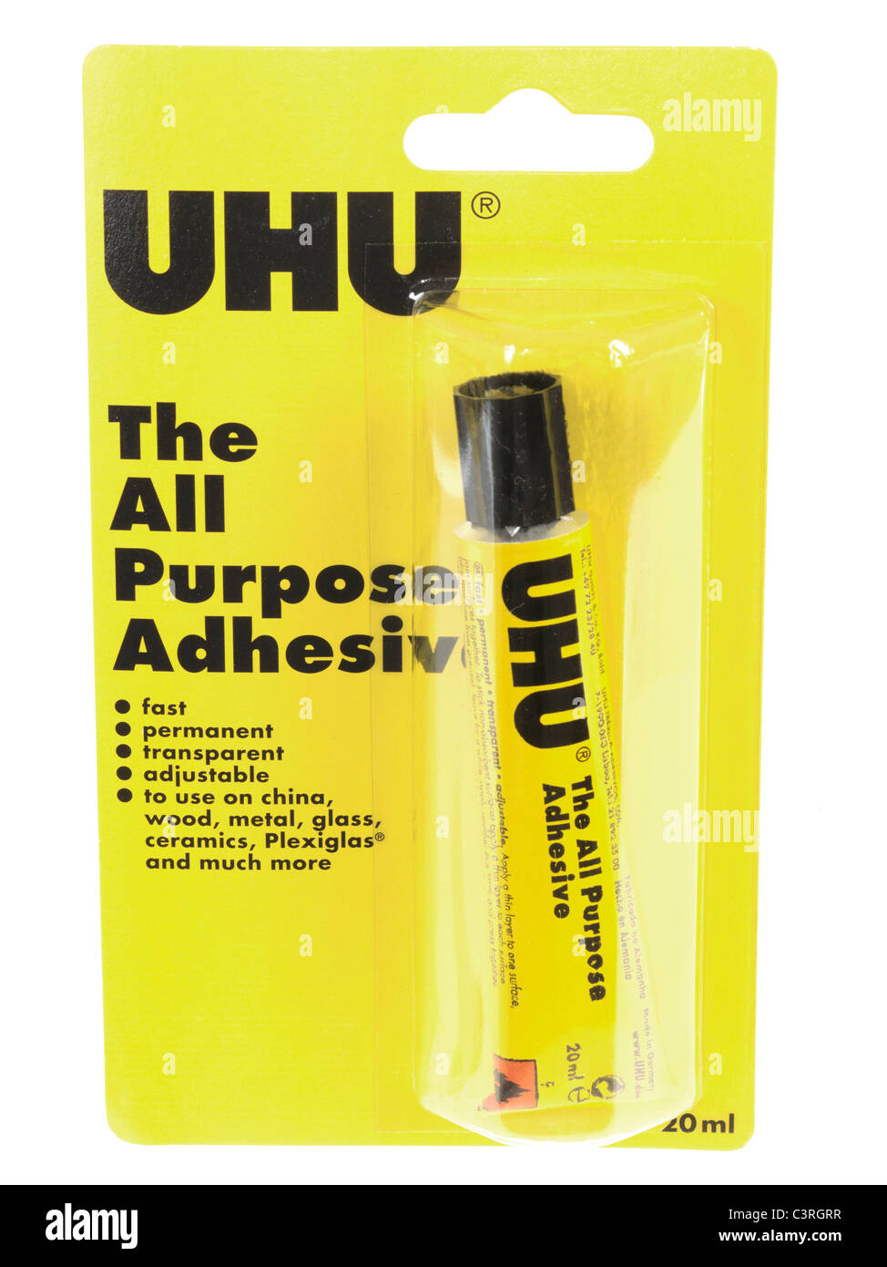 Tube uhu glue adhesive -Fotos und -Bildmaterial in hoher Auflösung – Alamy