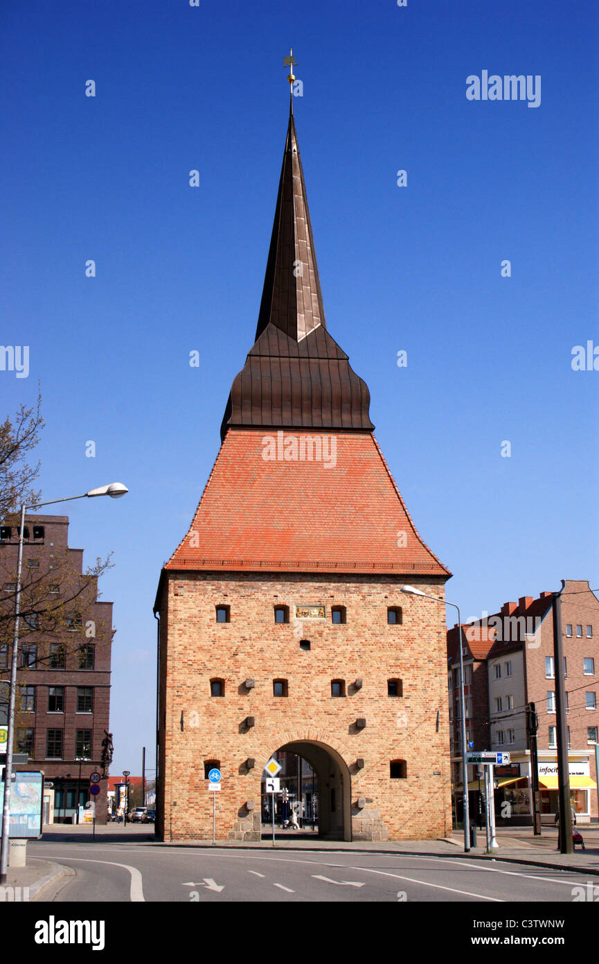 Steintor Gate Rostock Germany Stockfotos & Steintor Gate Rostock ...
