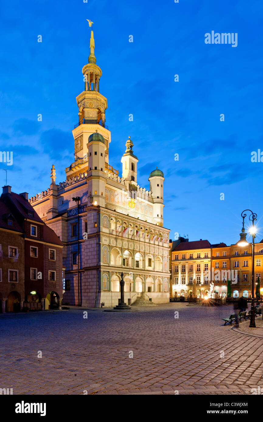 Rathaus, Stary Rynek, Posen, Großpolen, Polen Stockfotografie - Alamy