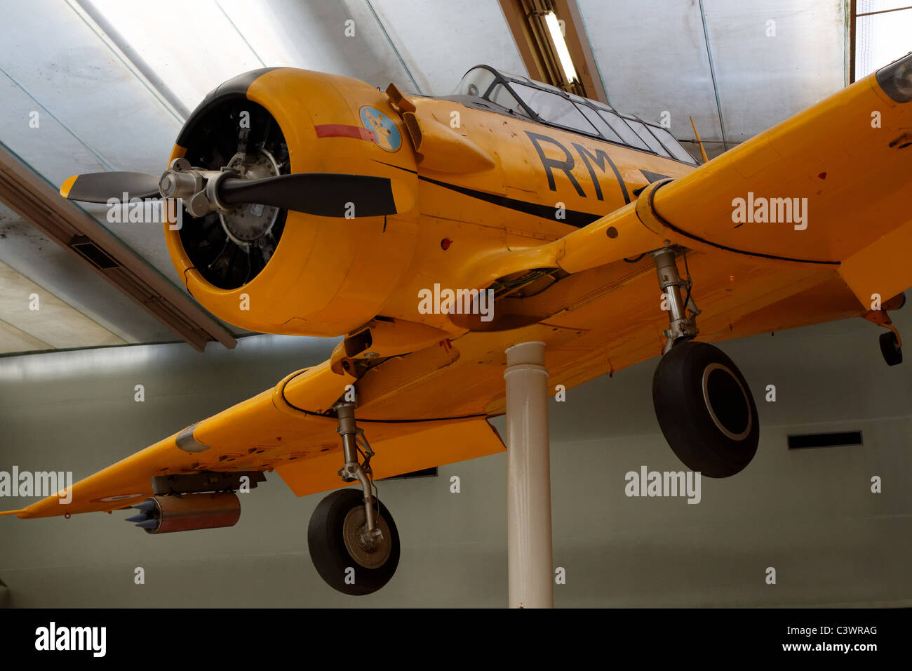 North American T6-G, französische Luftwaffe, Luft- und Raumfahrtmuseum ...