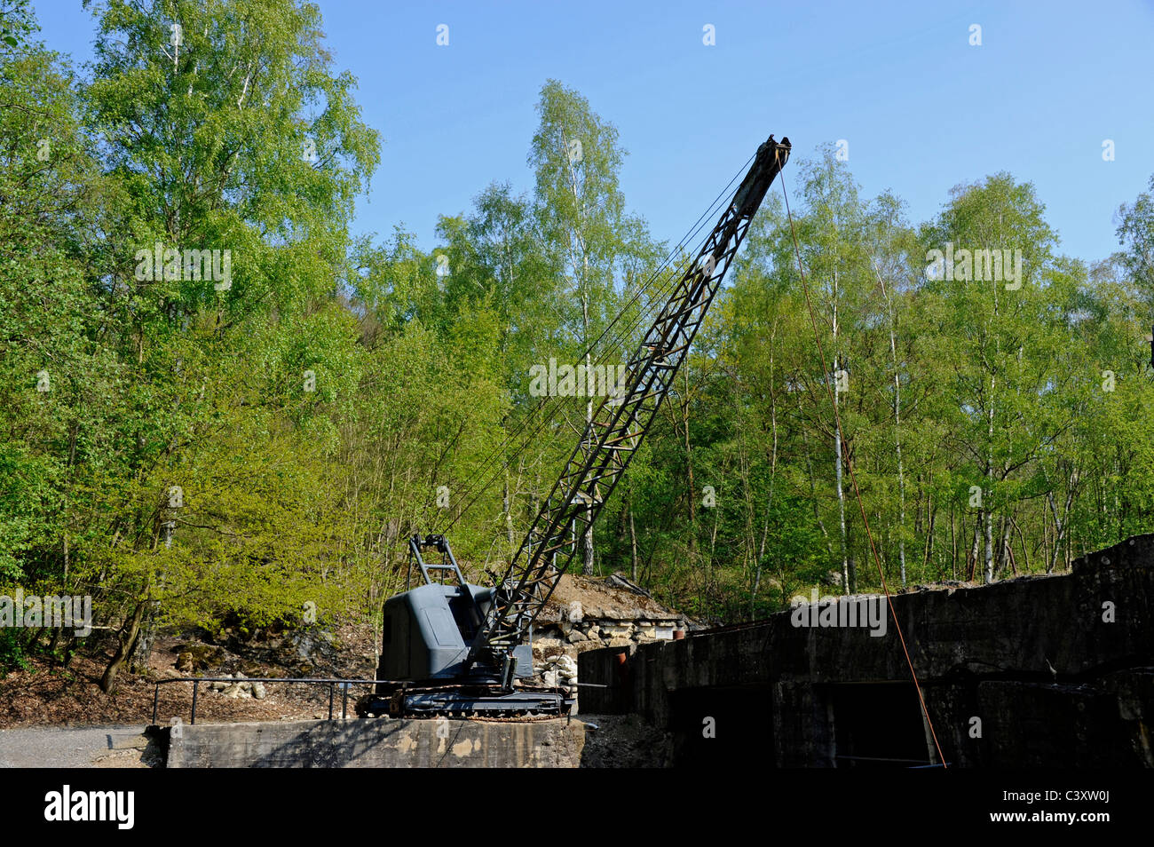 Demag Baggerkran Stockfotos und -bilder Kaufen - Alamy