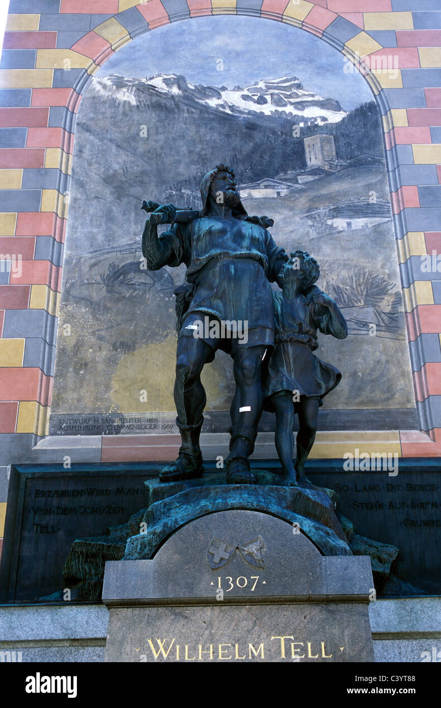 Statue Wilhelm Tell Stockfotos und -bilder Kaufen - Alamy