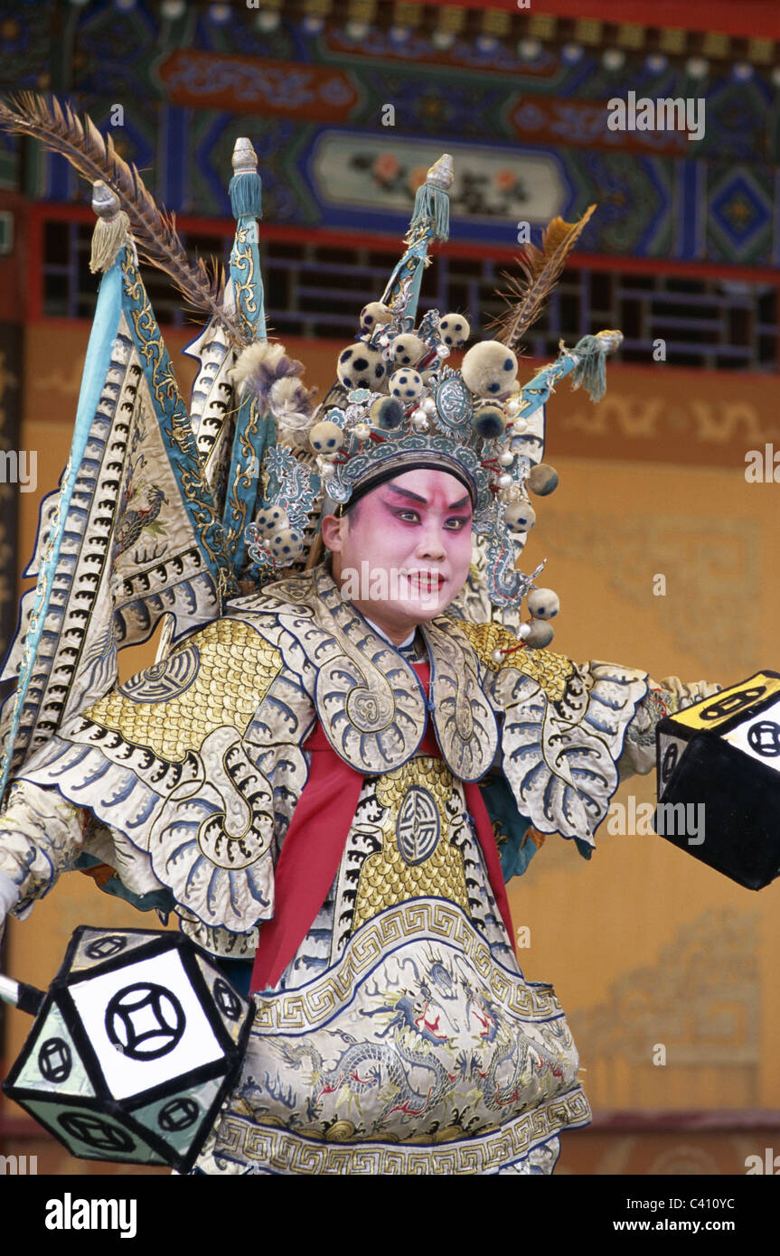 Schauspieler, Asien, Peking, Peking, China, chinesische Oper, Urlaub ...