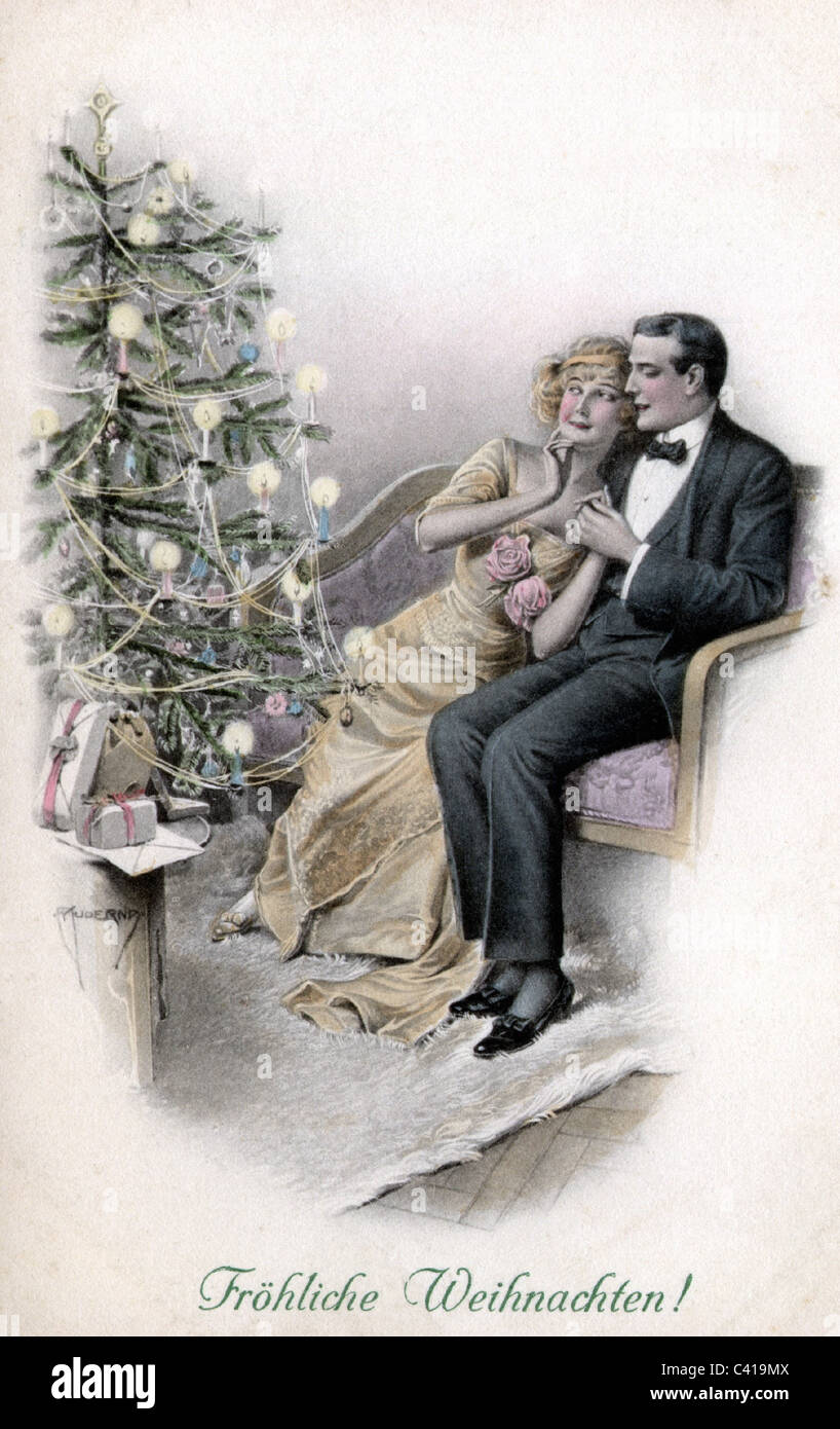 Historische weihnachtskarte 1900 -Fotos und -Bildmaterial in hoher Auflösung – Alamy