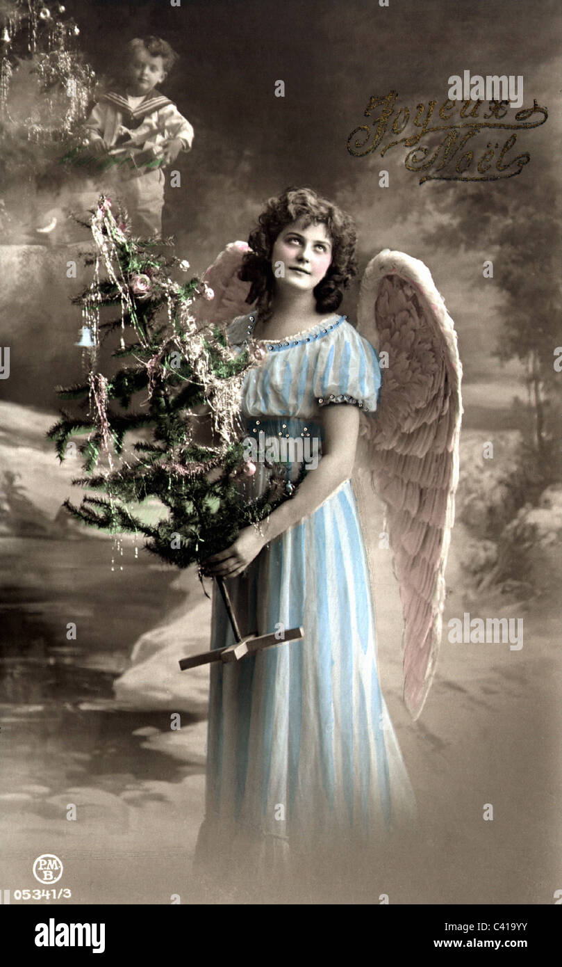 Engel weihnachten nostalgie -Fotos und -Bildmaterial in hoher Auflösung ...