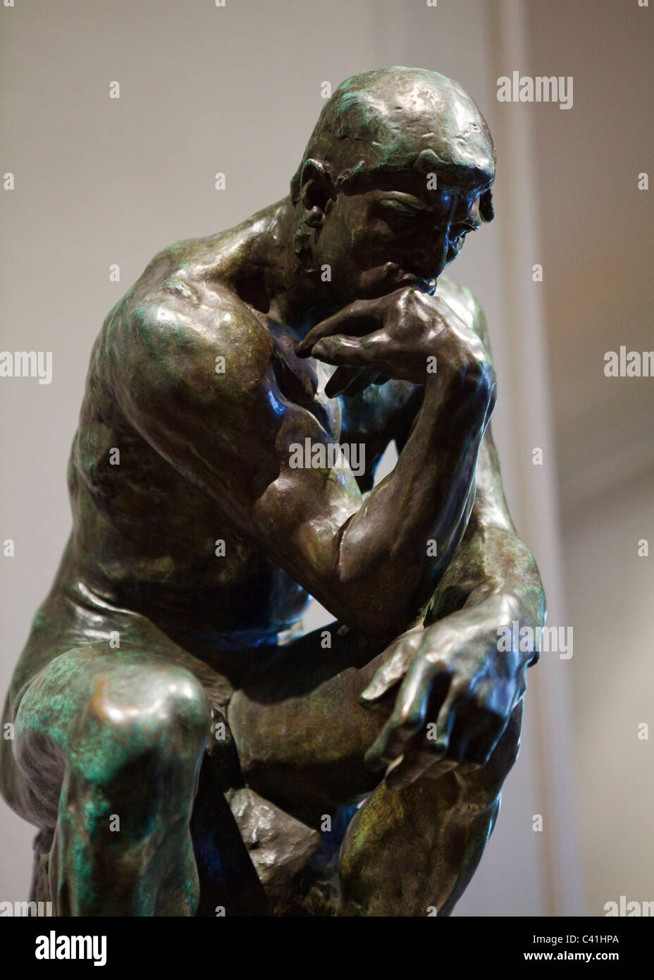 Der Denker (Le Penseur) von Auguste Rodin, 1901 Stockfotografie - Alamy