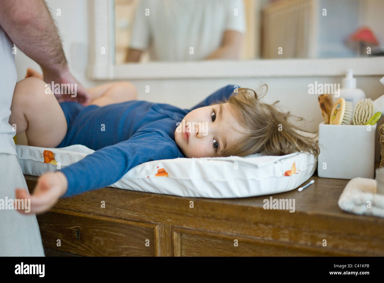 Der Vater ändern baby Windel Stockfoto, Bild: 36916639 - Alamy