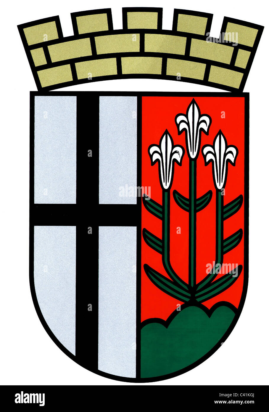 Wappen / Embleme, Fulda, Stadtwappen, Hessen, Deutschland, Zusatz ...