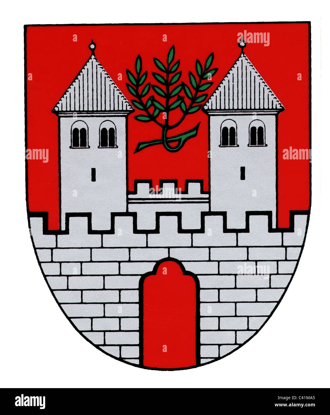 Wappen, Eschwege, Stadtwappen, Hessen, Deutschland, Zusatz-Rechte ...