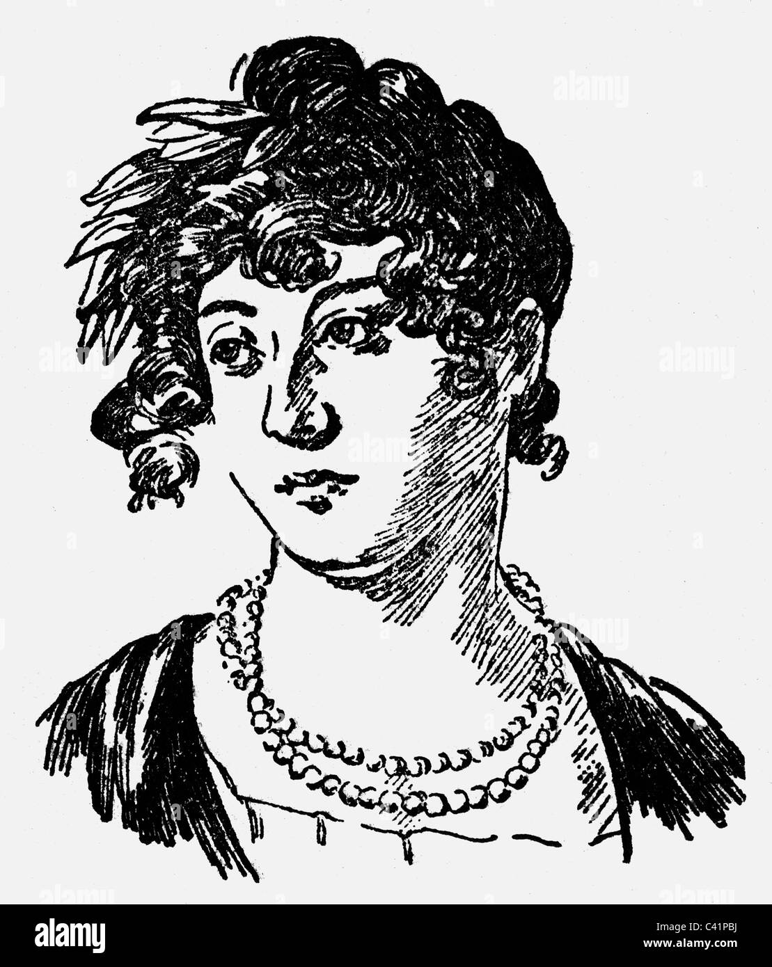 Jagemann, Karoline, 25.1.1777 - 10.7.1848, deutsche Schauspielerin und ...