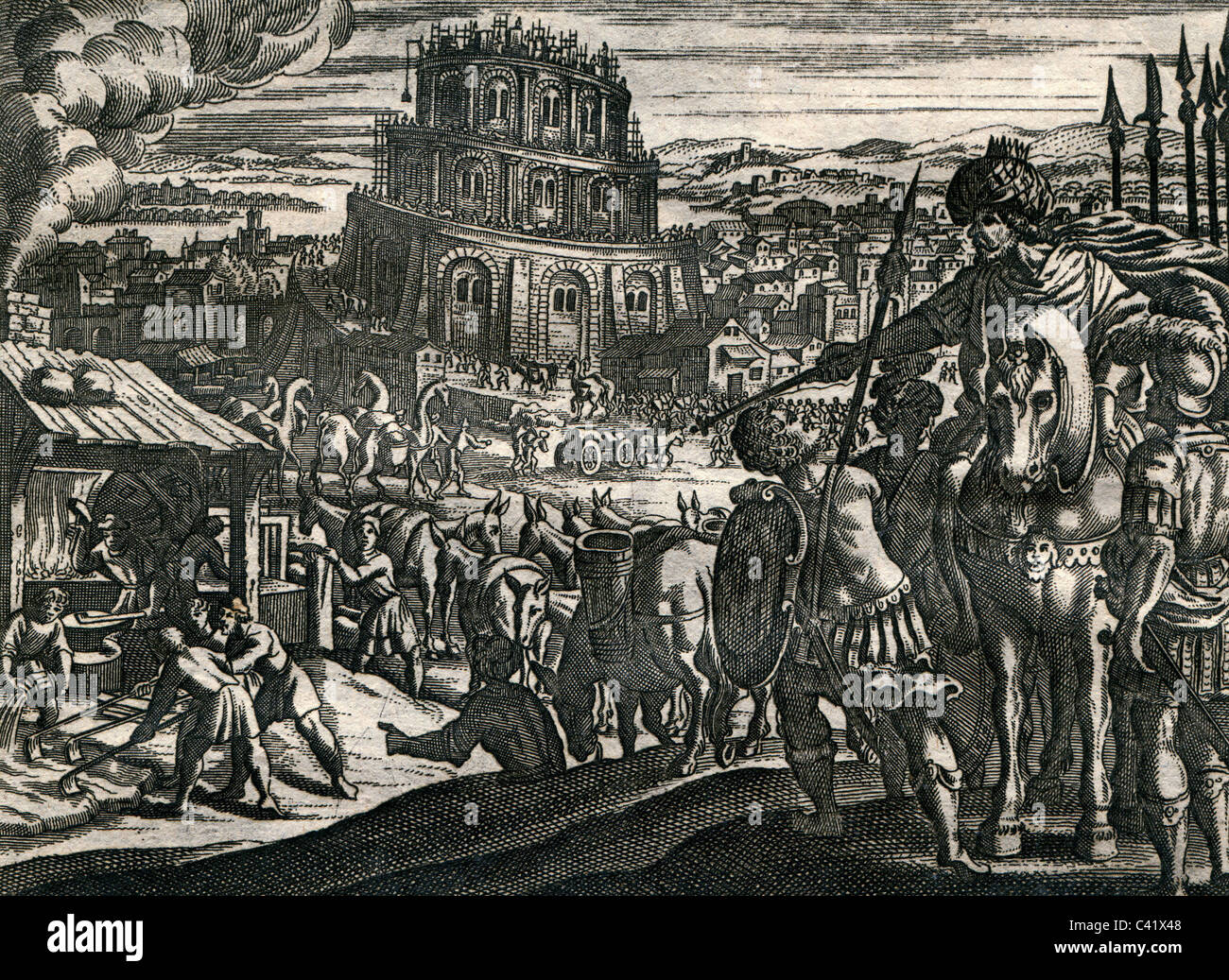 Alte welt, babylon, turm von babel -Fotos und -Bildmaterial in hoher ...